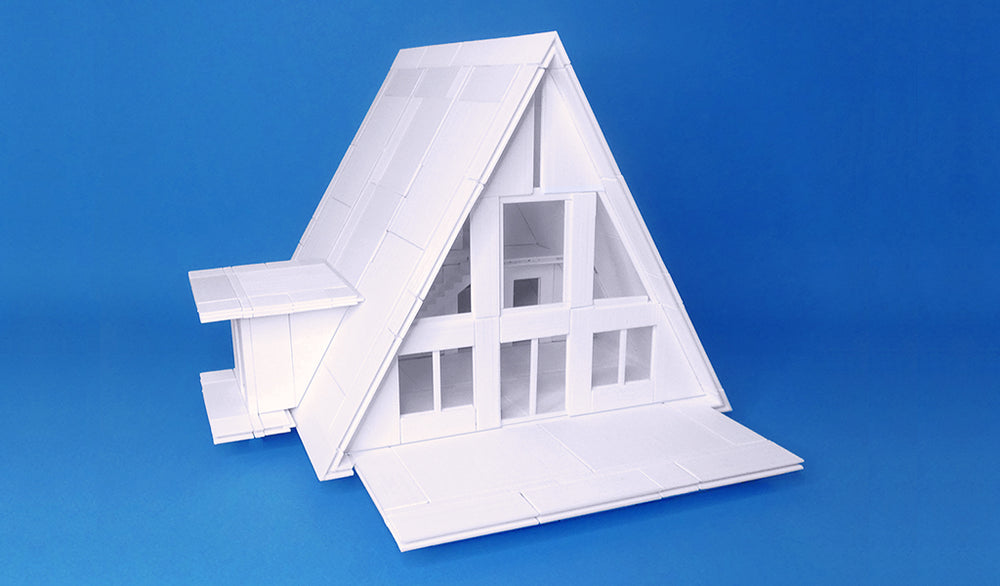 SnapHouse Architectural Scale Model Building Kit | Sample Models