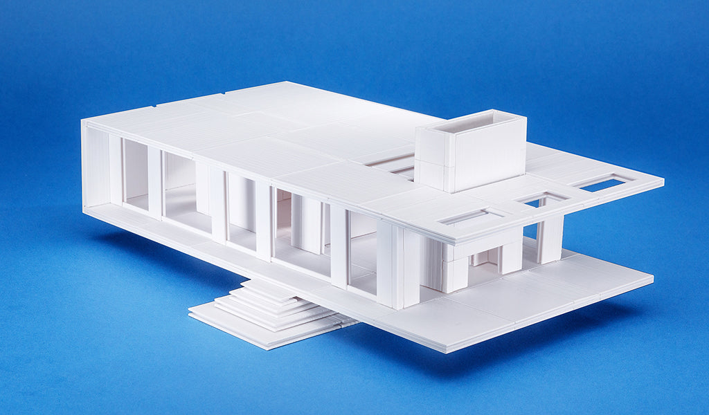SnapHouse Architectural Scale Model Building Kit | Sample Models