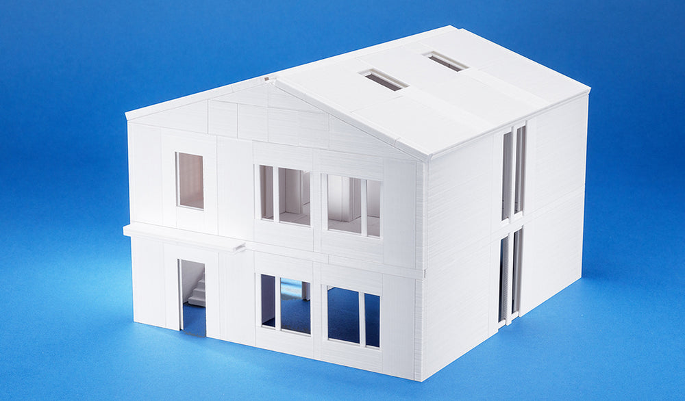 SnapHouse Architectural Scale Model Building Kit | Sample Models