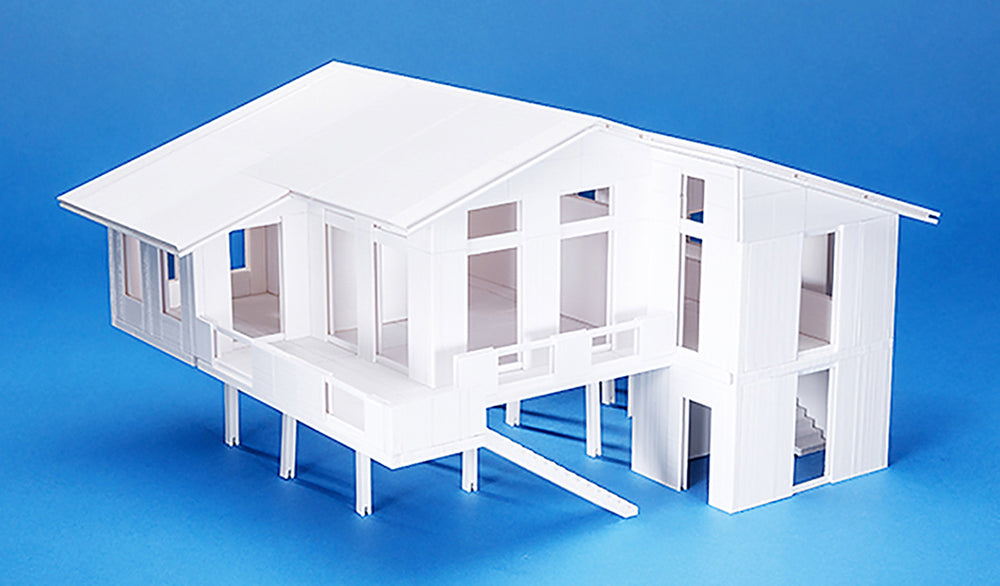 SnapHouse Architectural Scale Model Building Kit | Sample Models