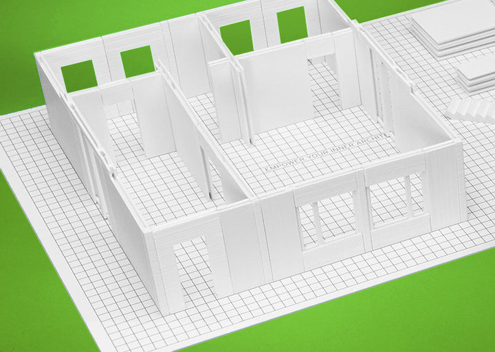 SnapHouse® Architectural Scale Model Building System and Kit