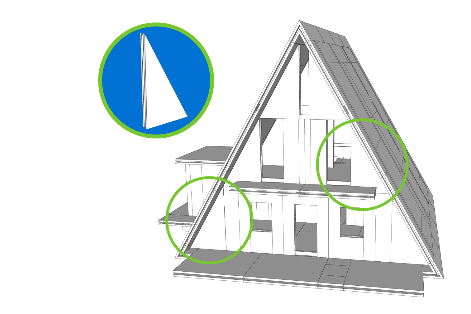 SnapHouse® Architectural Scale Model Building System and Kit