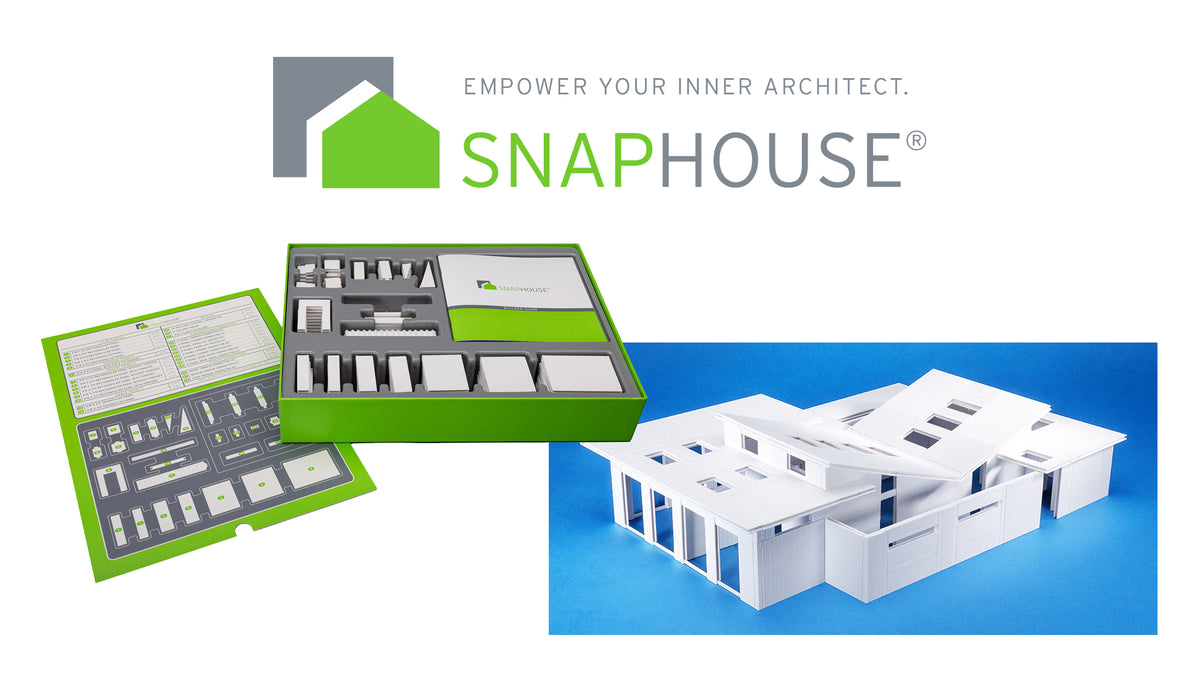 SnapHouse® Architectural Scale Model Building System and Kit